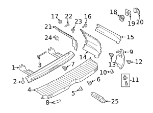 2020 Ford Bumper Cover LK4Z-17C829-EA | QuirkParts