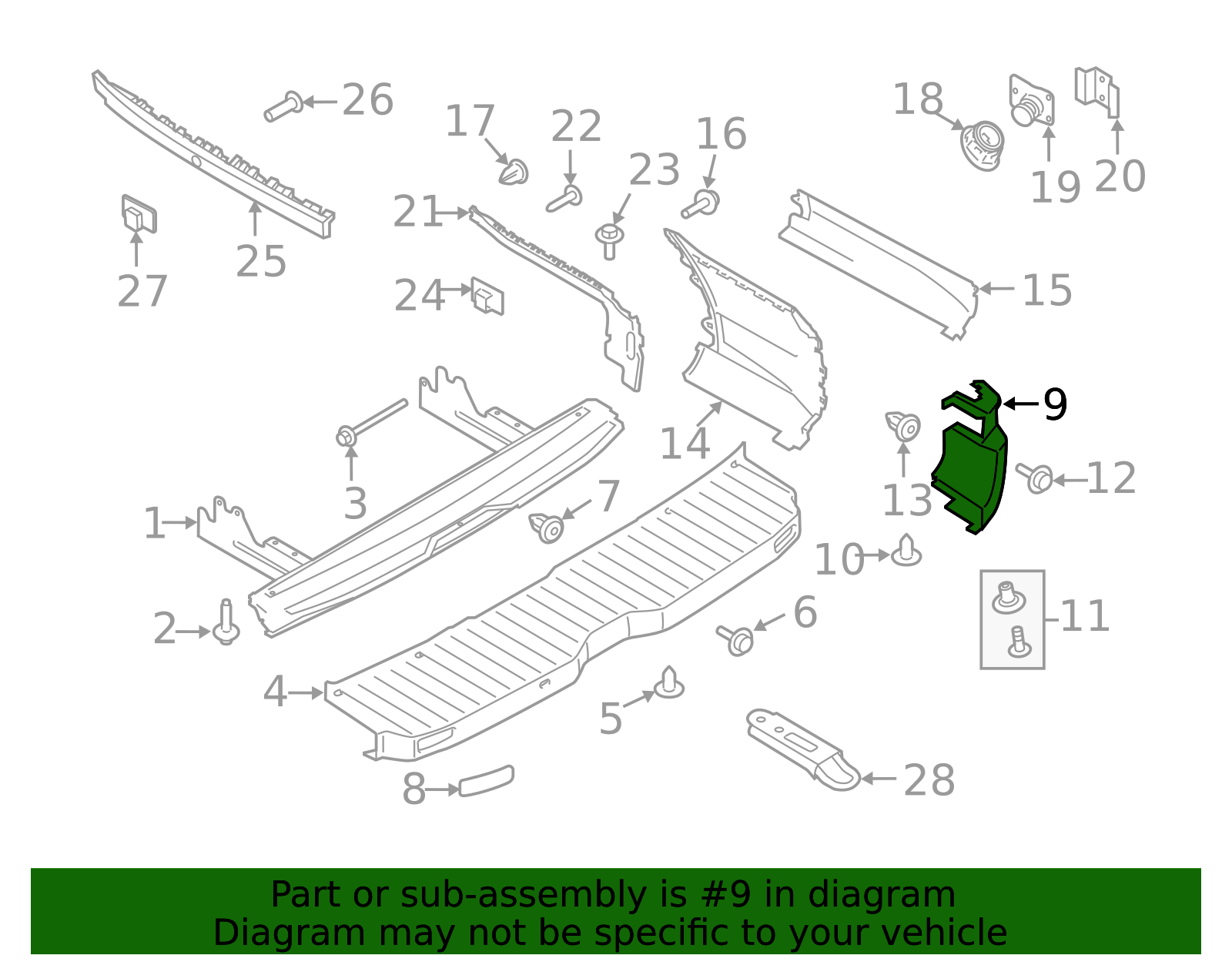 2020-2024 Ford | End Cap | LK4Z-17F774-GD | Walls' Ford Parts