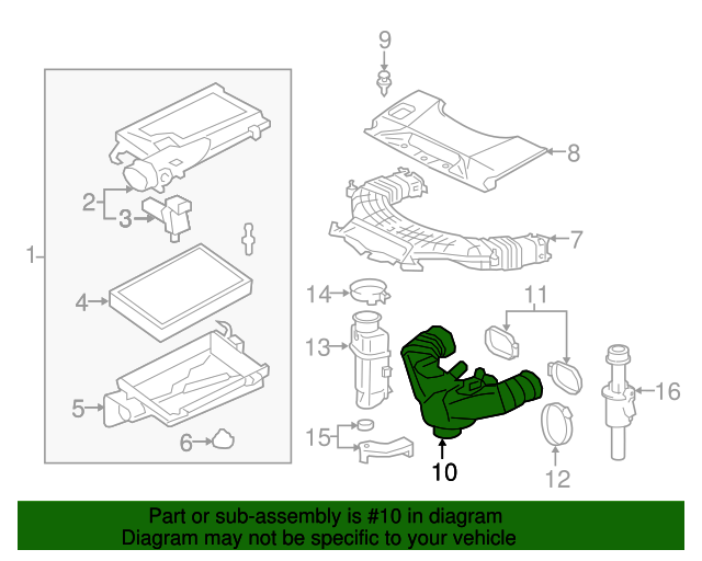 17875-38011 - Connector Pipe - 2007-2017 Lexus | DiscMonster