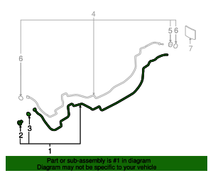 31404422 - Rear AC Tube - 2016-2020 Volvo | Volvo OEM Parts Direct