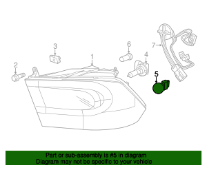 1987-2020 Mopar Bulb L00003157A | TascaParts.com