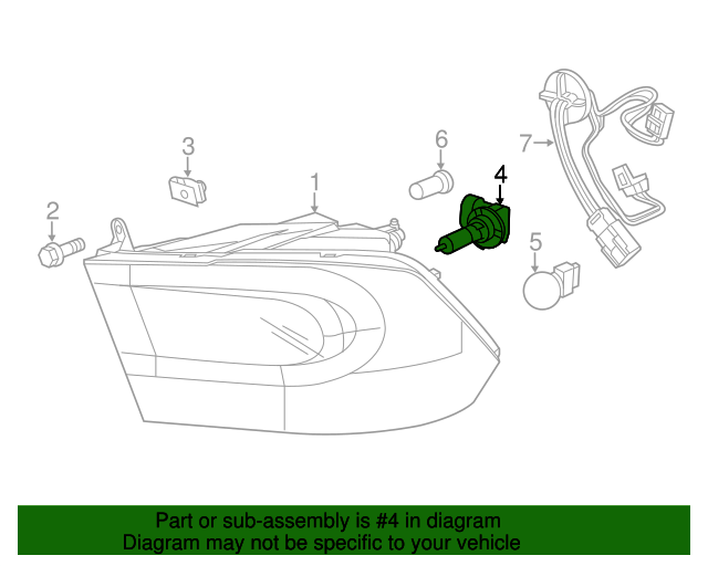 L09005LL - High Beam Bulb - 2013-2023 Mopar | Mopar Parts Canada