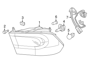 68096438AJ - Headlamp - 2013-2022 Ram | Mopar Parts Canada