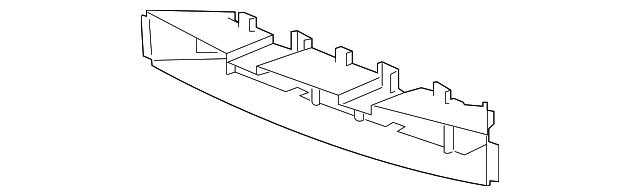 Genuine OEM Front Bumper Shutter Lower Baffle Part# 23487156 Fits 2016 ...