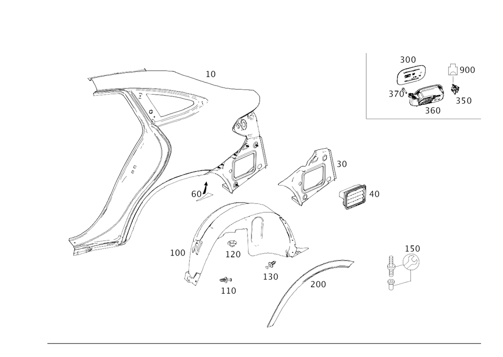 292-885-21-22 - Cover, Bumper Area 2016-2019 Mercedes-Benz | Mercedes ...