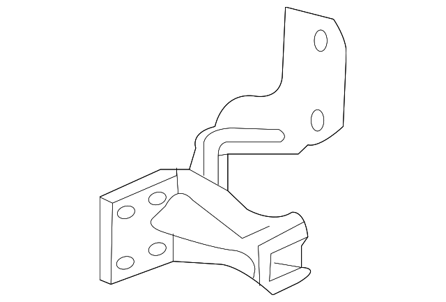 2007-2013 Mitsubishi Outlander Hinge 5802A003 | Auto Parts