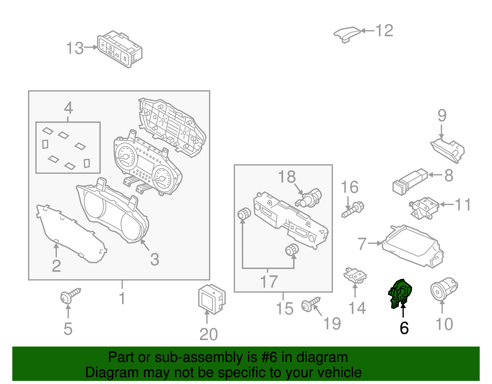Hyundai - 96390-B1000 - Speaker - 2015-2020 Hyundai | OEM Hyundai Parts ...