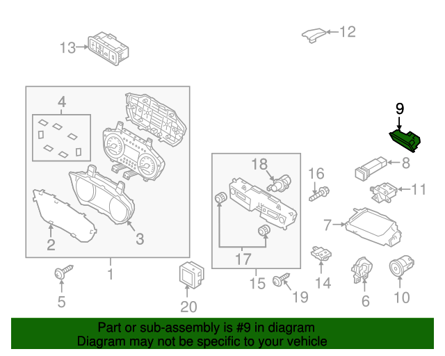 93750-B1000-RRY - Prk Brake Switch 2015-2020 Hyundai | AutoNation Parts