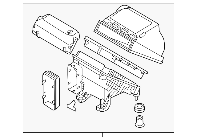 Hyundai - 28110-C2600 - Air Cleaner Assembly - 2015-2017 Hyundai Sonata ...