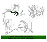 2009-2014 Nissan Maxima Power Steering Suction Hose 49717-9N00A ...