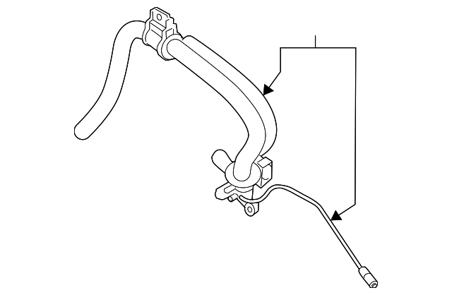 2012-2014 Nissan Maxima Power Steering Pressure Hose 49720-9N00B ...