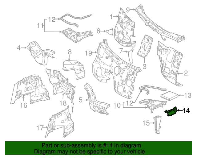 205-830-81-04 - Air Duct 2016-2023 Mercedes-Benz | Mercedes-Benz USA Parts