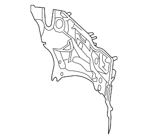 205-620-76-01 - Cowl Insulator 2015-2023 Mercedes-Benz | Mercedes-Benz ...