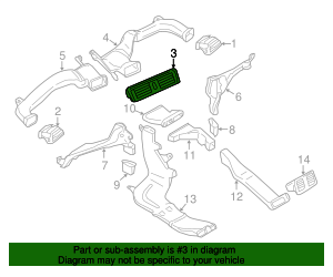 64229317945 - 2014-2021 BMW Vent Grille (64-22-9-317-945) | BMW of ...