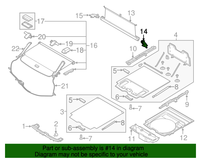 2017-2018 Volvo Cargo Net Bracket 32204165 | TascaParts.com