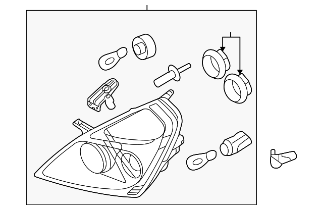 92102-4D011 - Composite Assembly 2006-2007 Kia Sedona | Kia.Parts Store