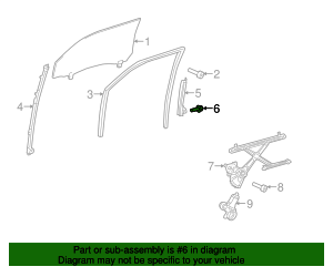 2011-2024 Toyota Guide Channel Upper Bolt 90151-A0003 | Toyota Parts Center