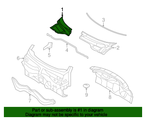 51-13-2-751-210 - Cowl Grille 2007-2015 Mini Cooper | Braman BMW & MINI ...