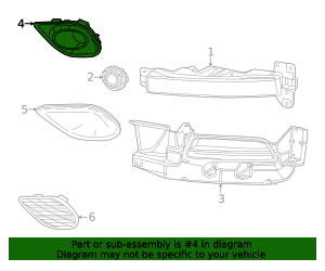 68280429AA - Bezel - 2015-2023 Dodge Charger | Mopar Parts Canada