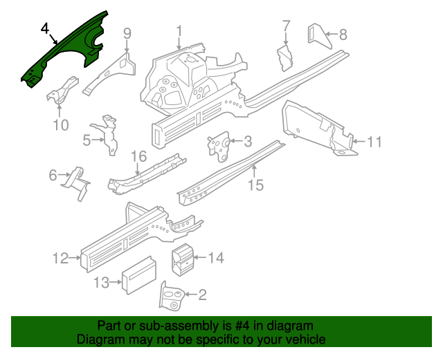 Genuine BMW 41-21-7-168-979 | Upper Rail | FREE Shipping on Most Orders ...