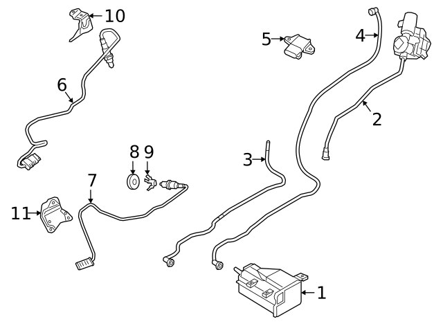 16117439920 - 2019-2024 BMW Evaporative Emissions System Leak Detection ...