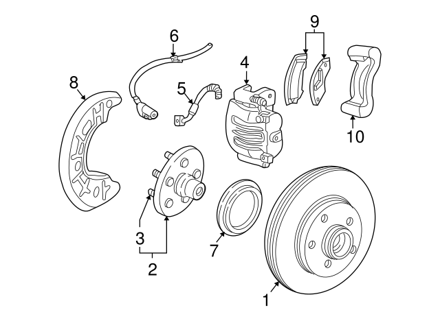 Ford Dealership 2010-2011 Ford Ranger Front Hub G2MZ-1104-AQ | Ford ...
