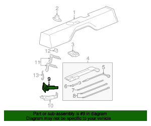 2007-2010 GM Jack 25804818 | GMPartsDirect.com