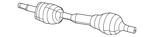 2014-2018 Jeep Cherokee Axle Assembly - Driver's Side (LH) 52123739AF ...