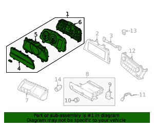 2021-2022 Hyundai Elantra Cluster 94011-AB030 | OEM Parts Online