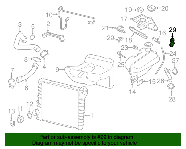 2012-2019 Porsche 911 Engine Coolant Overflow Hose Adapter 9A1-106-535 ...
