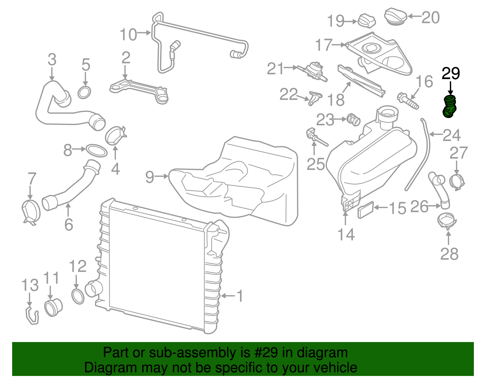 9A1-106-535-00 - High-Quality Engine Coolant Overflow Hose Adapter for ...