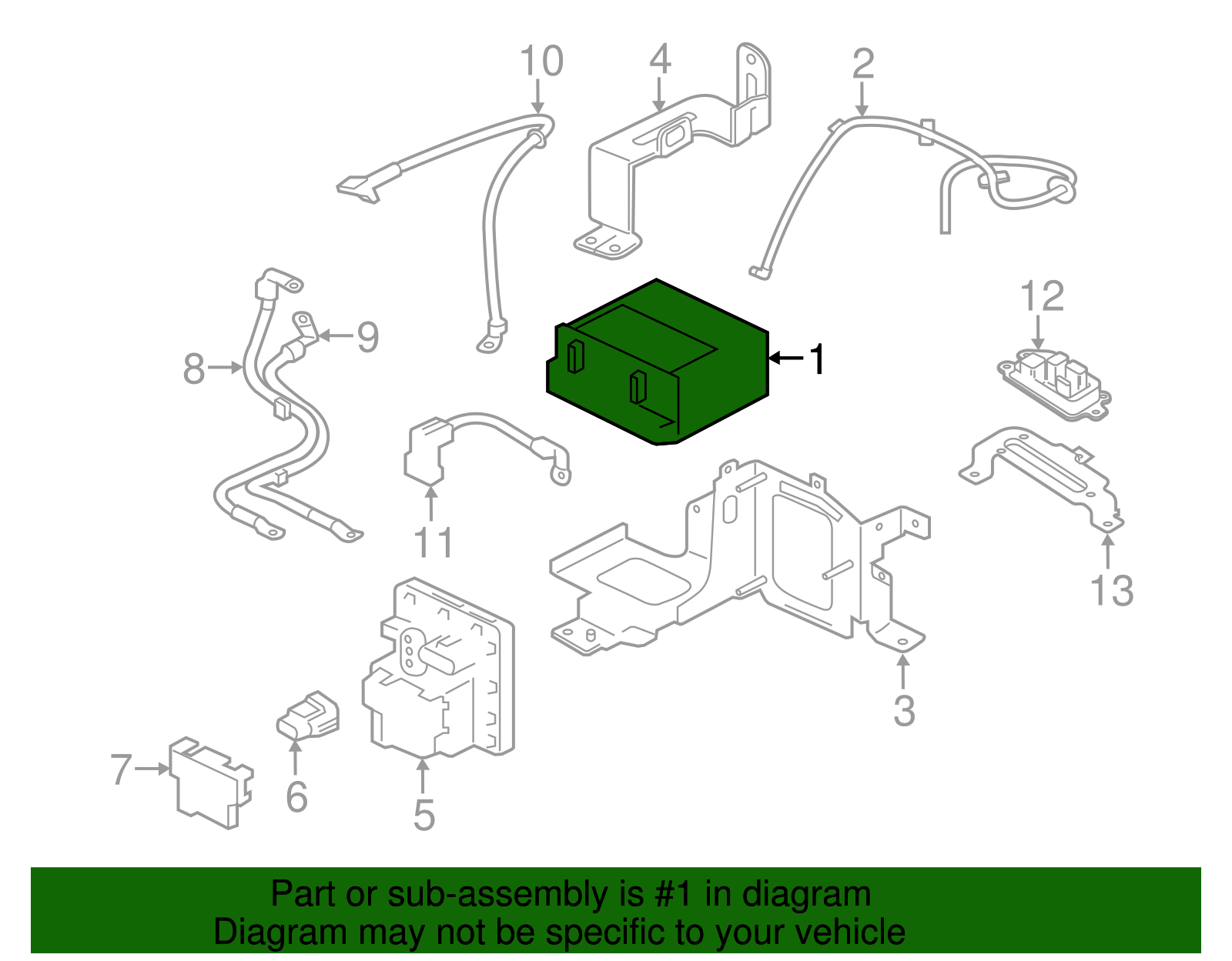 2012-2024 Jaguar Vehicle Battery T4A48375 | OEM Parts Online