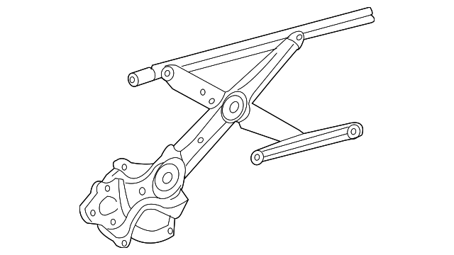 69801-0E051 - Window Regulator - 2008-2013 Toyota Highlander | OEM ...