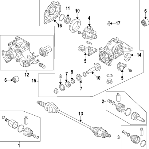 Rear Axle for 2024 Hyundai Santa Fe | OEM Parts Online