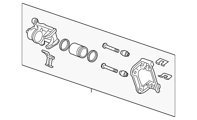 2013-2018 Acura RDX Caliper 43018-T0G-A01 | OEM Parts Online
