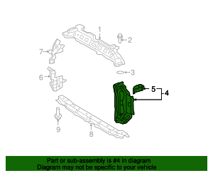 53202-52910 - Side Support - 2008-2014 Toyota | Nucar Toyota of North ...