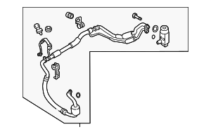 Hyundai - 97775-J9560 - Hose & Tube Assembly - 2022-2023 Hyundai Kona ...