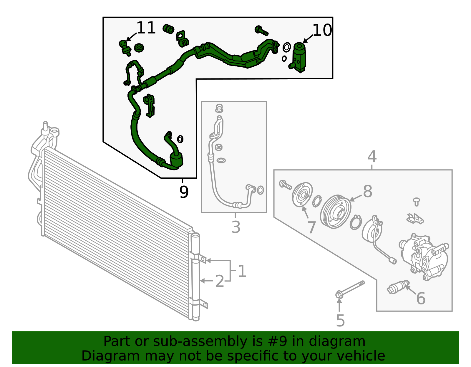 Hyundai - 97775-J9560 - Hose & Tube Assembly - 2022-2023 Hyundai Kona ...