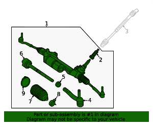 Steering Gear 167-460-71-01 | AutoNationParts.com