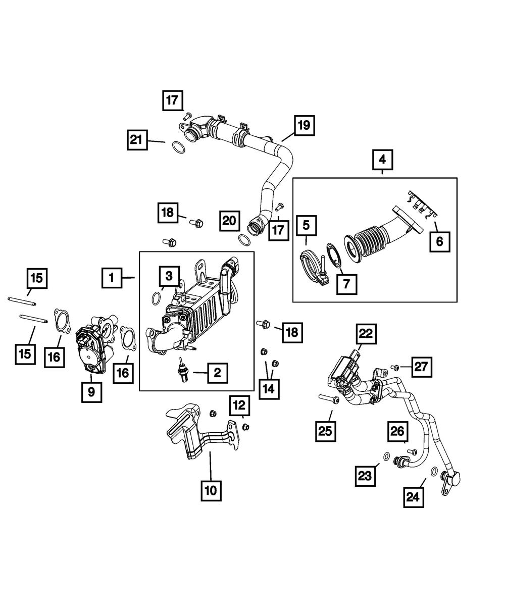 2025 Ram 1500 Egr Valve 68359264ad | TascaParts.com