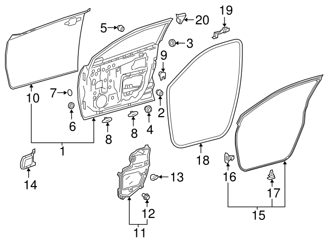 Toyota Door Shell Part# 67002f4010 | Toyota Of Colorado Springs Parts