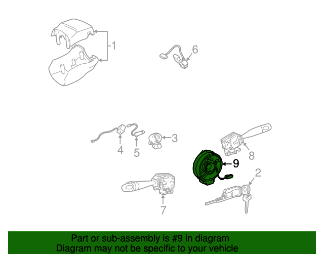 Toyota OEM Clock Spring Part# 84306-42010 | OEM Vehicle Parts
