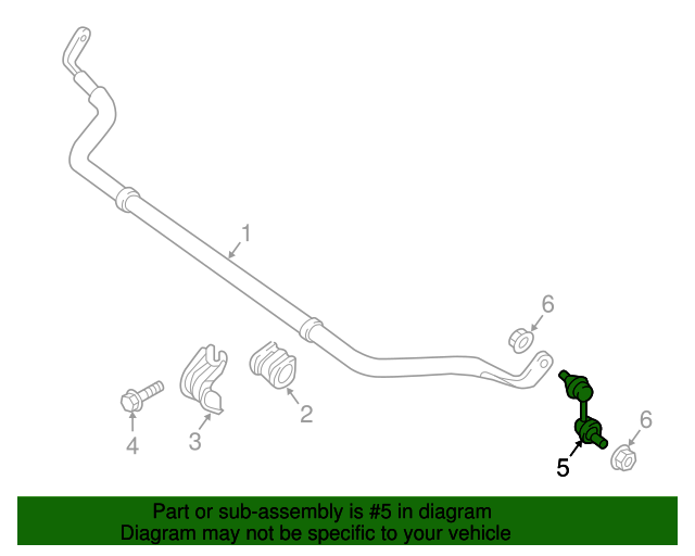 2016-2024 Nissan Stabilizer Link 54668-EZ60A | Ziegler Nissan of Orland ...