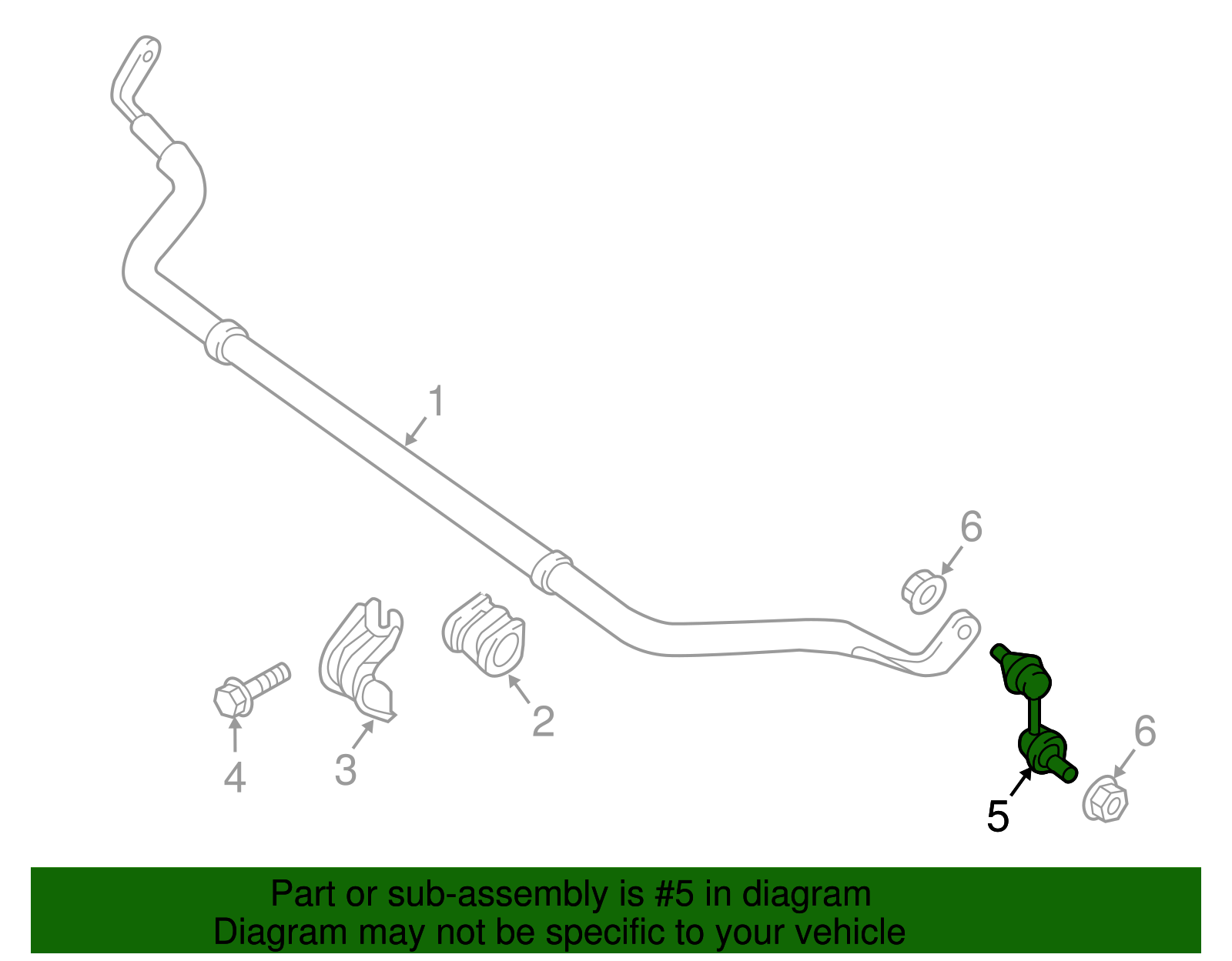 2016-2024 Nissan TITAN XD Stabilizer Link 54618-EZ60A | Temecula Nissan ...