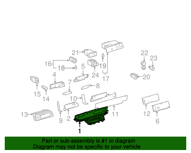 2004-2009 Toyota Prius Case 83841-47101 | OEM Parts Online