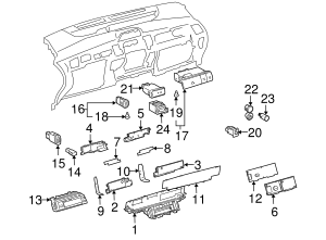 2004-2009 Toyota Prius Case 83841-47101 | OEM Parts Online