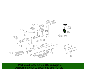Genuine Toyota Socket Cover part# 85535-47020 for 2000-2009 Toyota ...