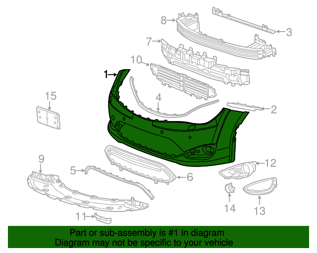 2017-2020 Chrysler Fascia 68602223aa | TascaParts.com