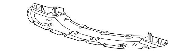 2017-2020 Chrysler Air Shield 68227444AG | TascaParts.com