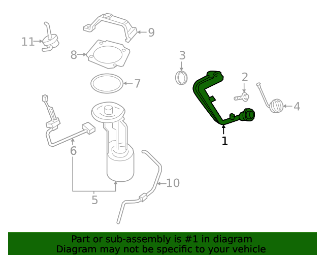 2020 Ford Filler Neck LC3Z-9034-A | OEM Parts Online